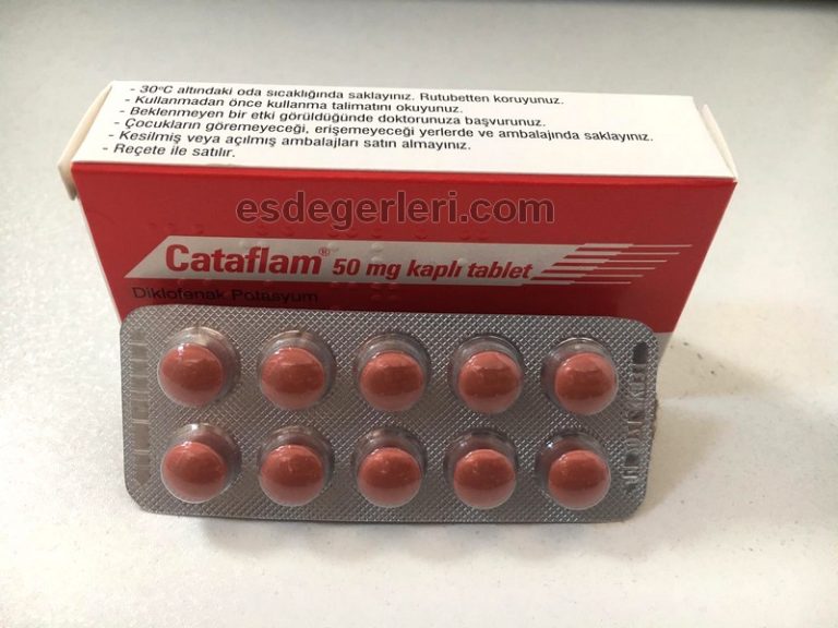 Cataflam Tablet Muadili, Yan Etkileri ve Fiyatı | İlaç Eşdeğerleri